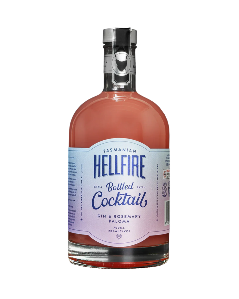Hellfire Bluff Gin & Rosemary Paloma Cocktail 700mL – The Craft Drinks ...