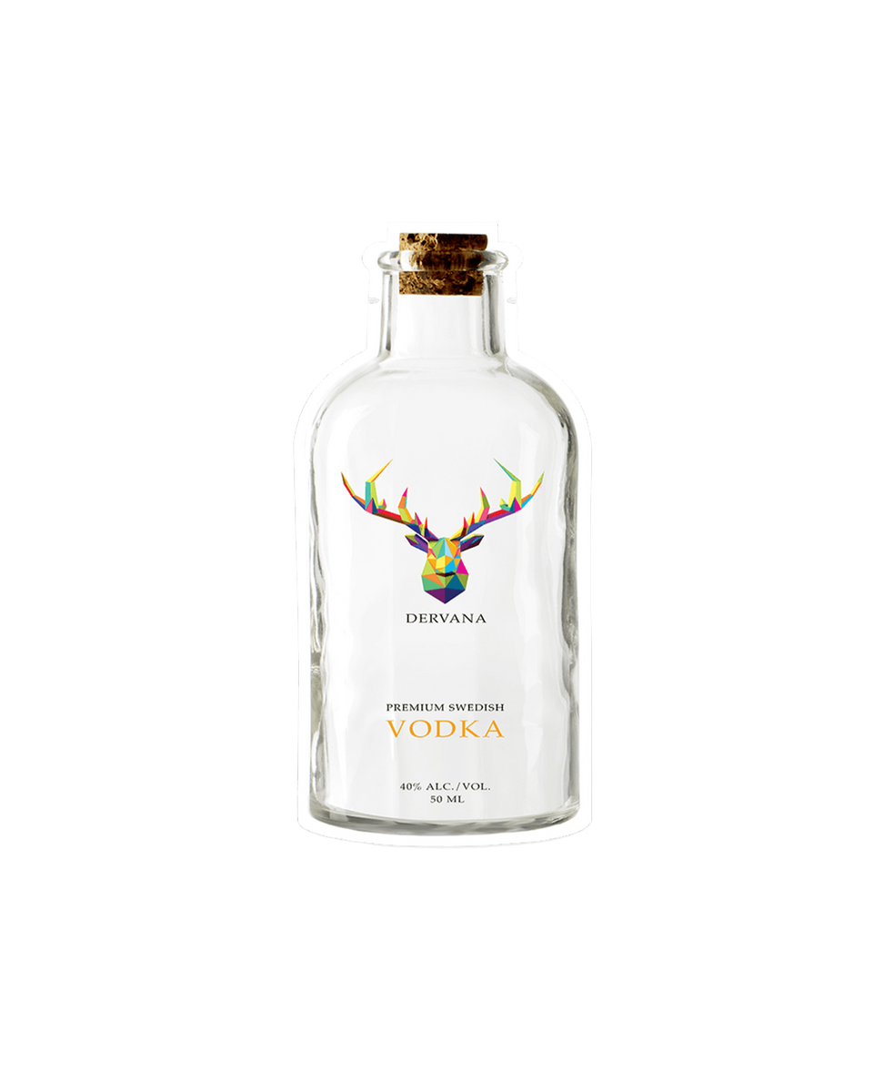 Dervana Swedish Vodka Sachet 50ml – The Craft Drinks Store